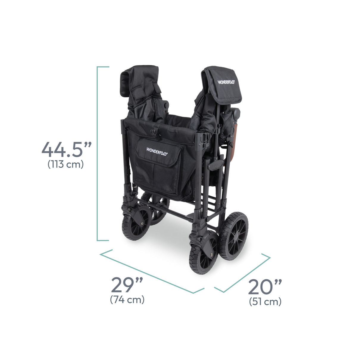 W4 Luxe All Terrain Kids 4-Seater WonderFold Stroller Wagon – WONDERFOLD